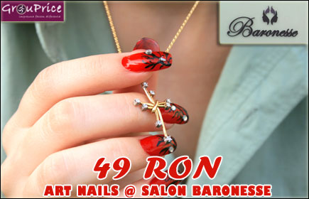 49 RON - PACHET ART NAILS @ SALON BARONESSE, include Protectie de Gel ...